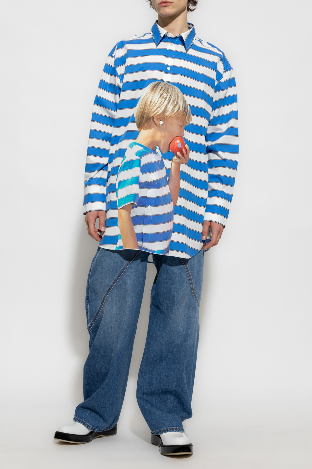 Jw Anderson Loose Fitting Jeans Mens Clothing Vitkac